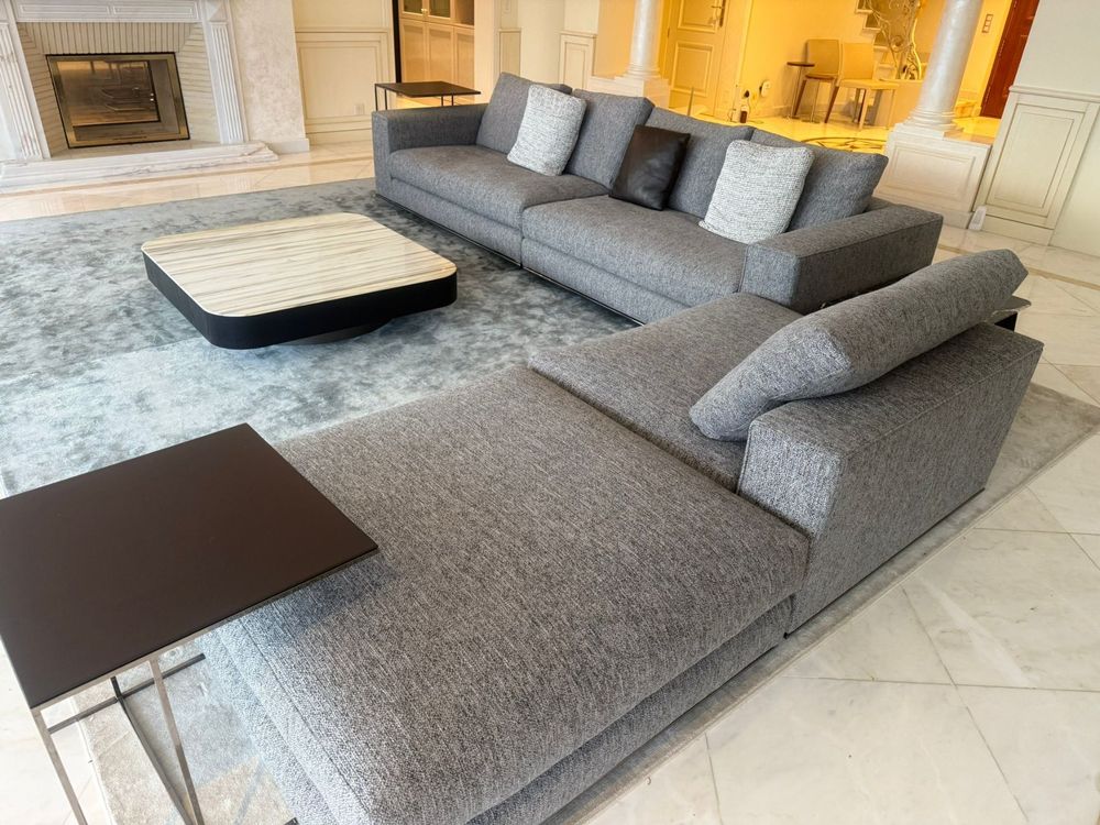 Display Minotti Hamilton Modular Sofa (Grey) (Neu (gemäss Beschreibung ...