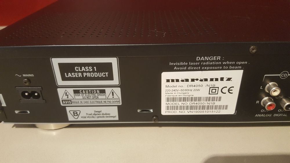 MARANTZ CD-RECORDER DR-4050 (Gebraucht) in für CHF 70 – mit Lieferung ...