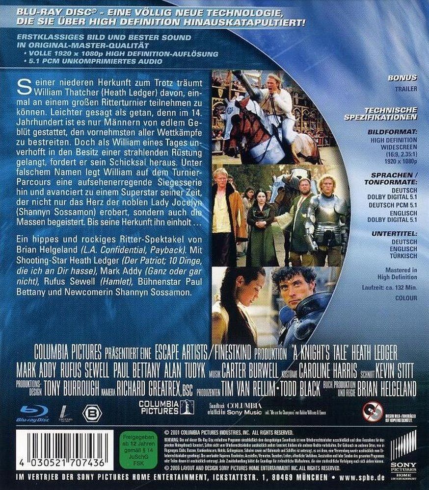 Ritter aus Leidenschaft (2001) Heath Ledger/Sewell/Sossamon (Gebraucht ...