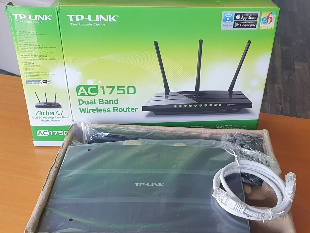 TP-Link Archer C7 AC1750 WLAN Router Gigabit (Neu und originalverpackt ...