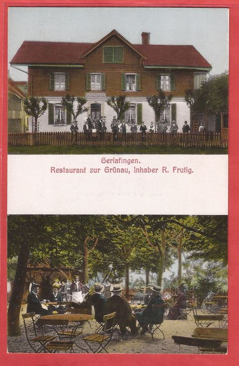Gerlafingen - Restaurant zur Grünau - ca. 1915 (Gebraucht) in Fislisbach für CHF 12 – mit ...