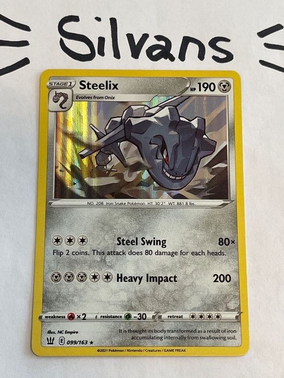 Steelix Holo 099/163 Battle Styles EN | Kaufen auf Ricardo