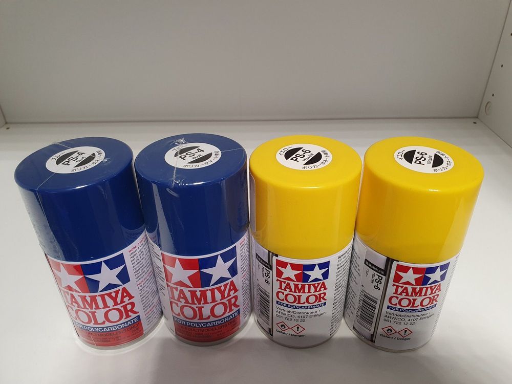 Tamiya Spray 2x PS-6 / 2x PS-4 | Kaufen auf Ricardo