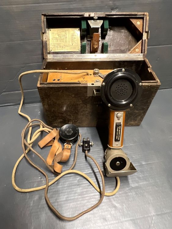 Feld-Telefon CH Militär - Feldtelefon der Artillerie - antik (Gebraucht) in Rehetobel für CHF 71 ...