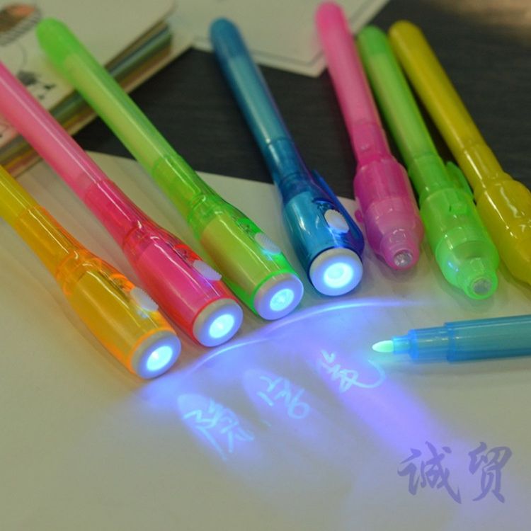 UV Stift 🖋️ mit UV Licht / UV Light & Pen / invisible ink (Neu und ...