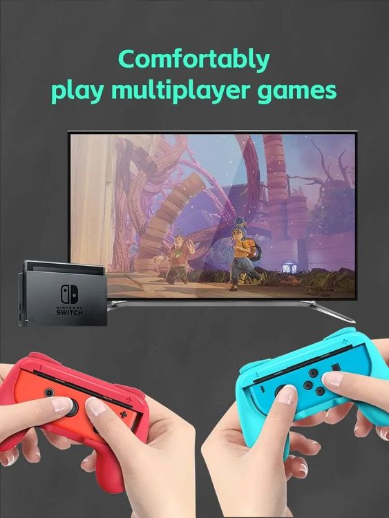 NEU 2 Griff-Halterung für Nintendo Switch Joy-Con Weiss (Neu und originalverpackt) in Wittenbach ...