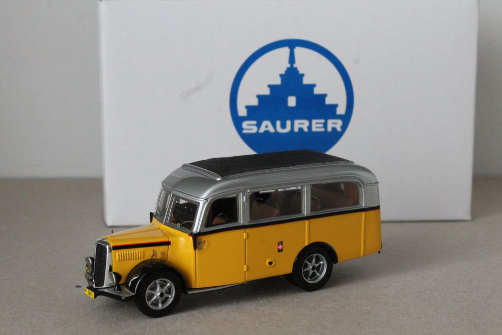 Saurer KC2 CBD Alpenwagen I "PTT P1601, 1939 TH 5351 / 1:50 | Kaufen auf Ricardo