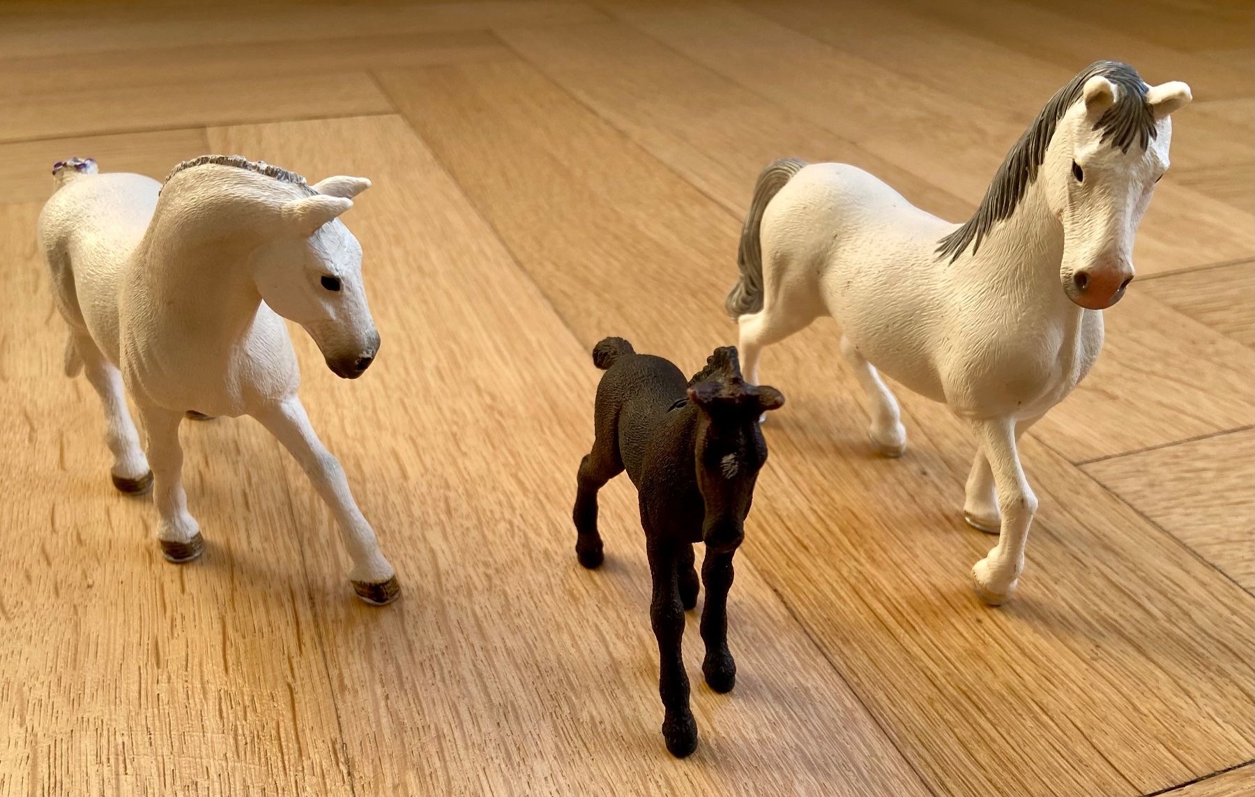 Schleich Pferde Familie "Lipizzaner", 3 Stk. (Gebraucht) in Basel für ...