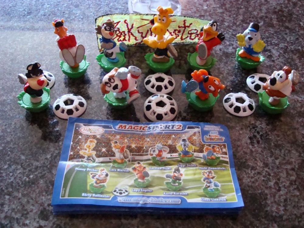 Magic Sport 2 2008 Figuren Kinder Überraschung Fussballer (Gebraucht ...