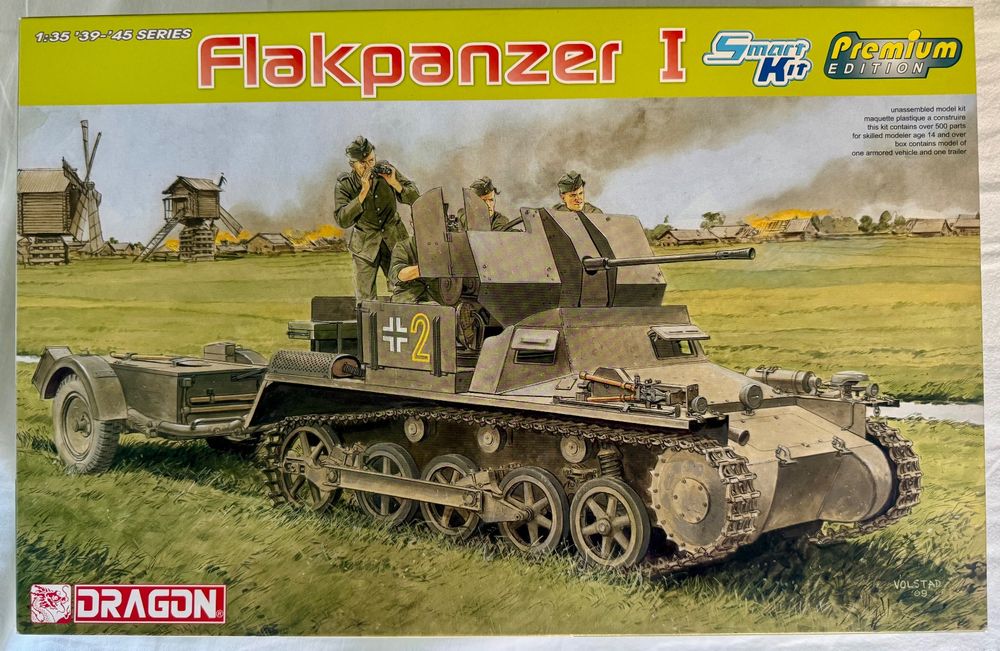 Flakpanzer I w/trailer #6577 20mm FlaK 38 auf Panzer I (Neu und ...