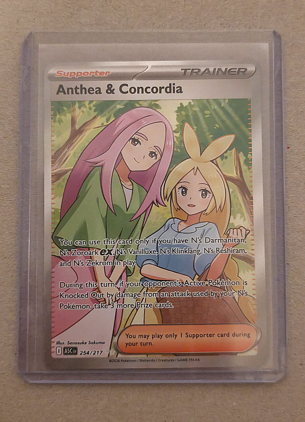 Pokemon Ascended Heroes - "Anthea & Concordia" ASC 254/217 (Neu (gemäss ...