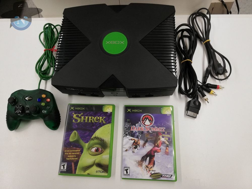 Xbox Classic OG + 2 Games / alles getestet / Clock Cap entf. (Gebraucht ...