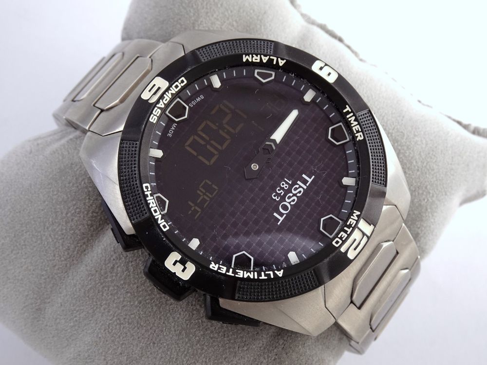 TISSOT T-TOUCH MULTIFUNKTION CHRONO T091.420A TITANIUM | Kaufen auf Ricardo