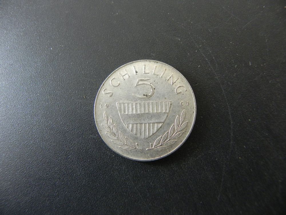 Österreich 5 Schilling 1961 Silber (Gebraucht) in Biel/Bienne für CHF 1.5 – mit Lieferung auf ...