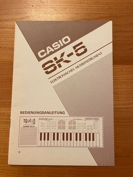 SK-5 Casio - Sampling Keyboard aus den Achtzigern (Gebraucht) in für ...