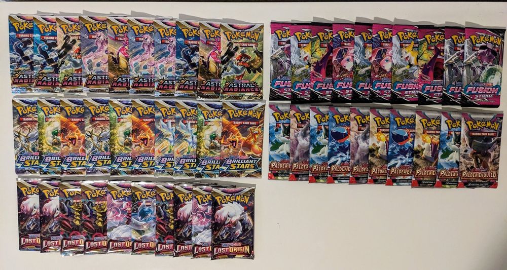 Pokémon SWSH & SV - 50x Booster OVP ( EN ) ab 1Fr!! (Neuf avec ...