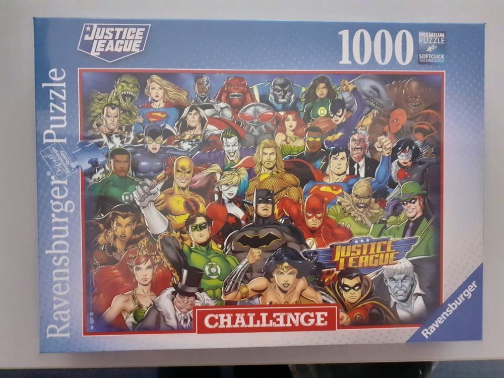Challenge Justice League Puzzle Ravensburger 1000 er (Neu und originalverpackt) in Niederwil AG ...