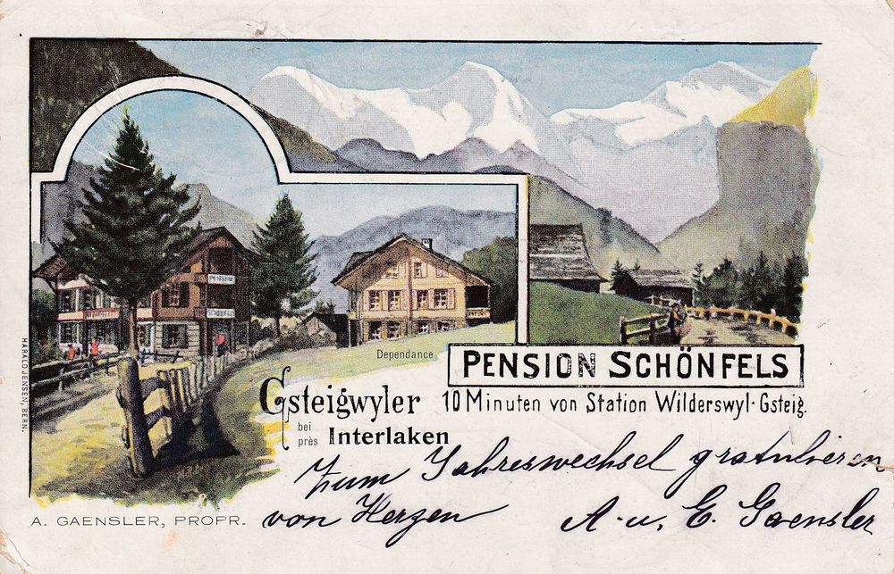 Gsteigwiler BE LITHO um 1900 | Kaufen auf Ricardo