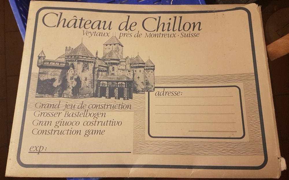 Toller bastelbogen schloss chillon am Genfer See | Kaufen auf Ricardo