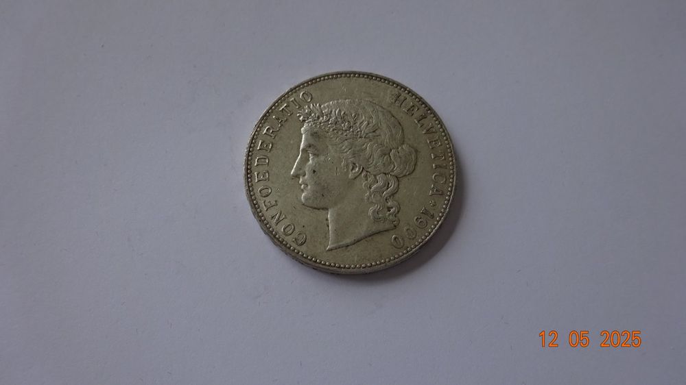 5 Fr 1900 Frauenkopf très très rare (Gebraucht) in bassecourt für CHF ...