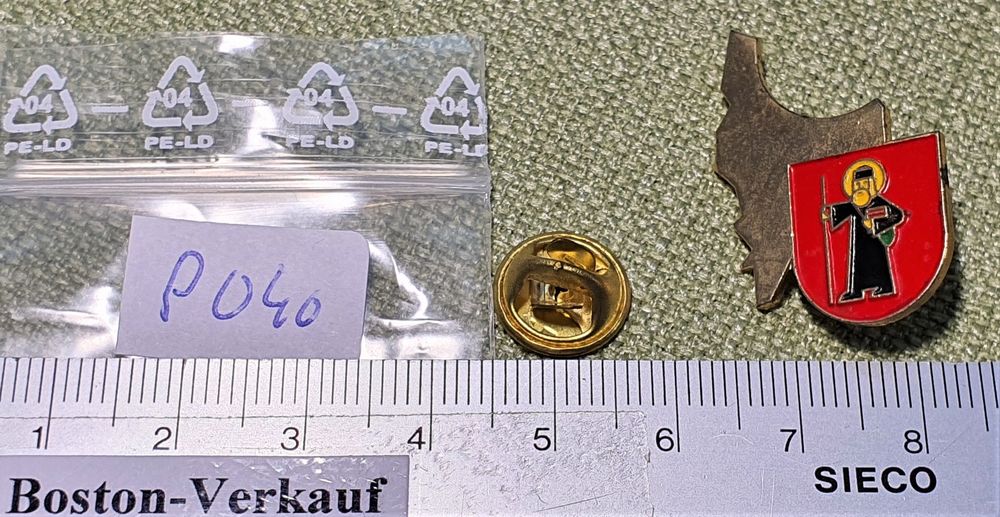 P040 - Pin Wappen mit Kantonsgrenze - Glarus (Gebraucht) in Reinach BL für CHF 2 – mit Lieferung ...