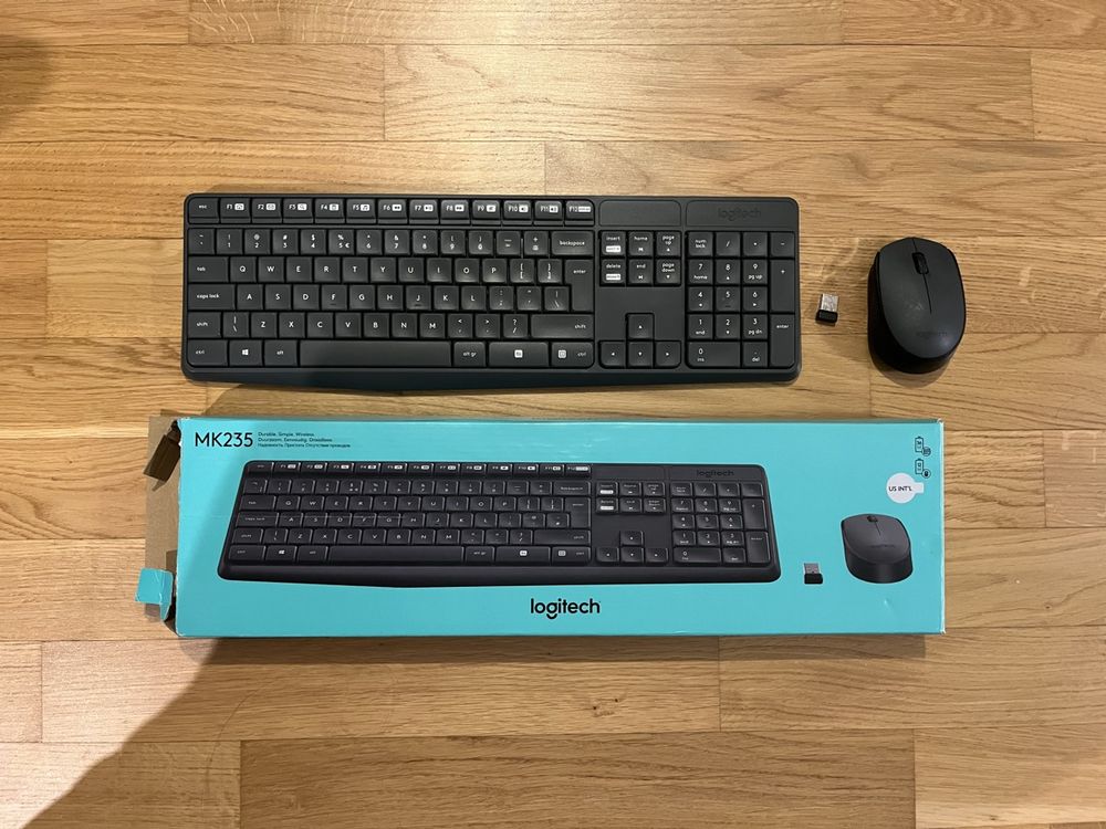 Logitech MK235 : Wireless Keyboard & Mouse Combo US Int’l (Gebraucht ...