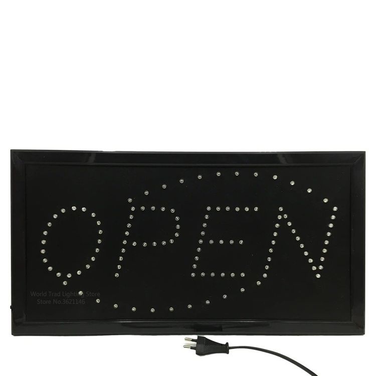 "OPEN" reklame LED Schild Leuchtschild 48cm | Kaufen auf Ricardo