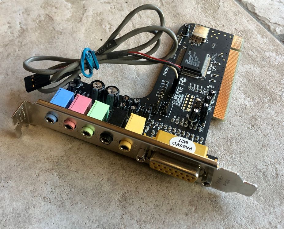 Soundkarte Cmedia CMI8738/PCI-6ch Sound Card 3D Audio Board | Kaufen ...