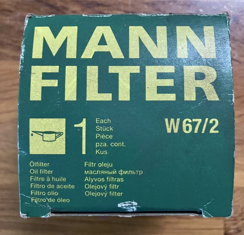 Mann Filter W 67/2 (Neu (gemäss Beschreibung)) in Altenrhein für CHF 6 – mit Lieferung auf ...