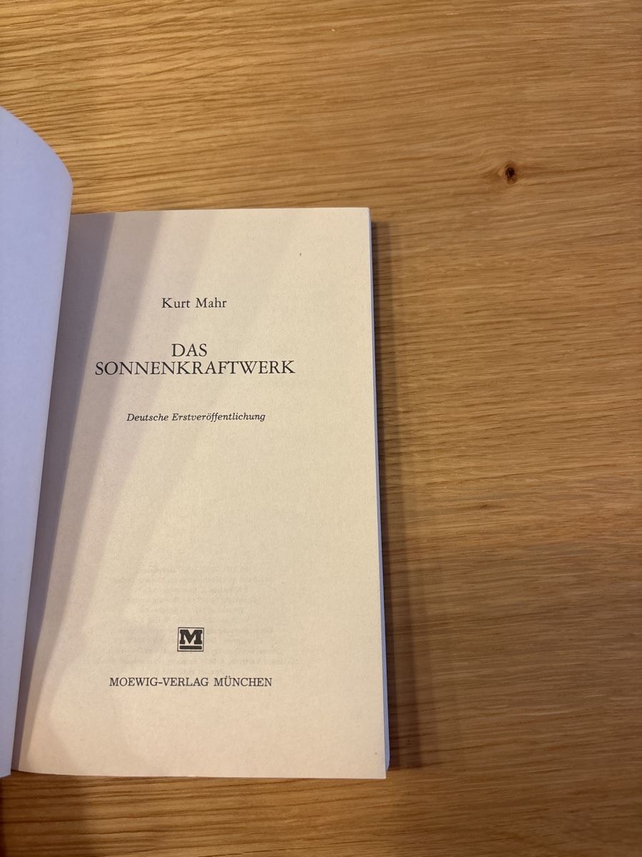 Perry Rhodan - "Das Sonnenkraftwerk" by Kurt Mahr Sci-Fi Boo (Gebraucht ...