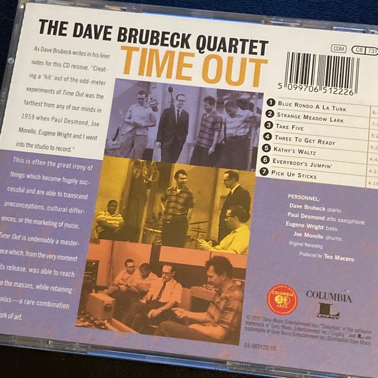 The Dave Brubeck Quartet - Time Out | Kaufen auf Ricardo