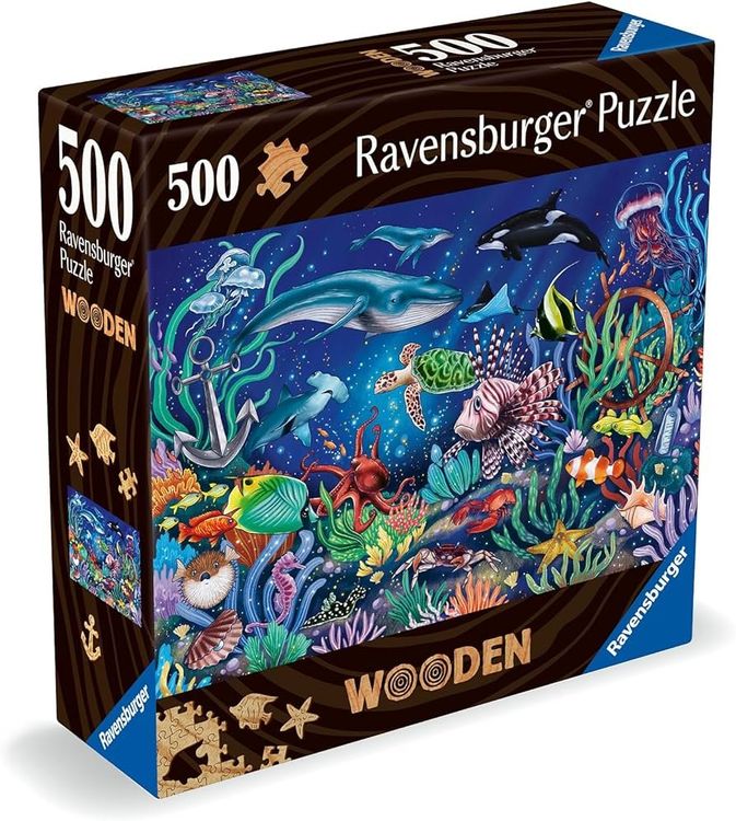Ravensburger Wooden Puzzle 500 Teile Under the Sea | Kaufen auf Ricardo