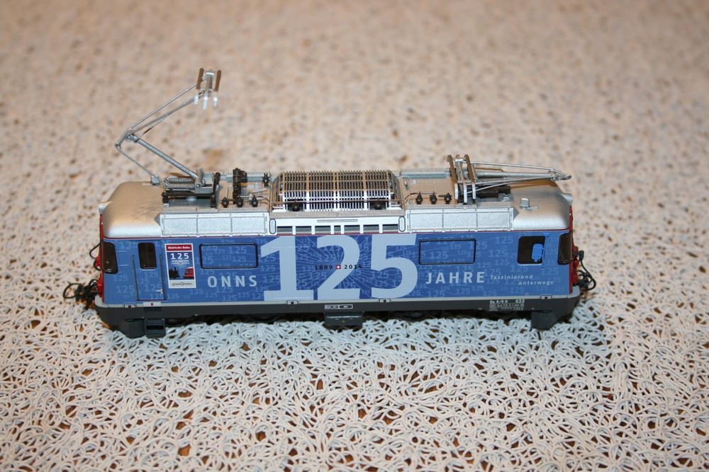 Bemo 1258 143 RhB Ge 4/4 II 623 Bonaduz 125 Jahre RhB digita (Gebraucht ...