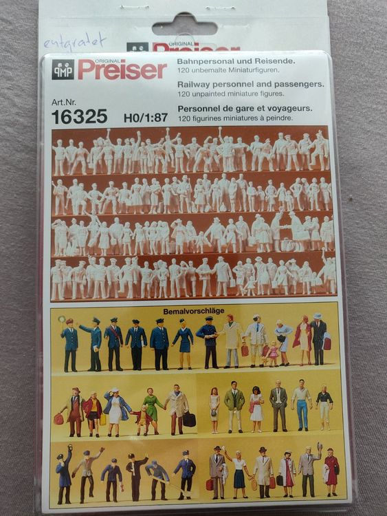 Preiser 16325 H0 Figuren OVP | Kaufen auf Ricardo