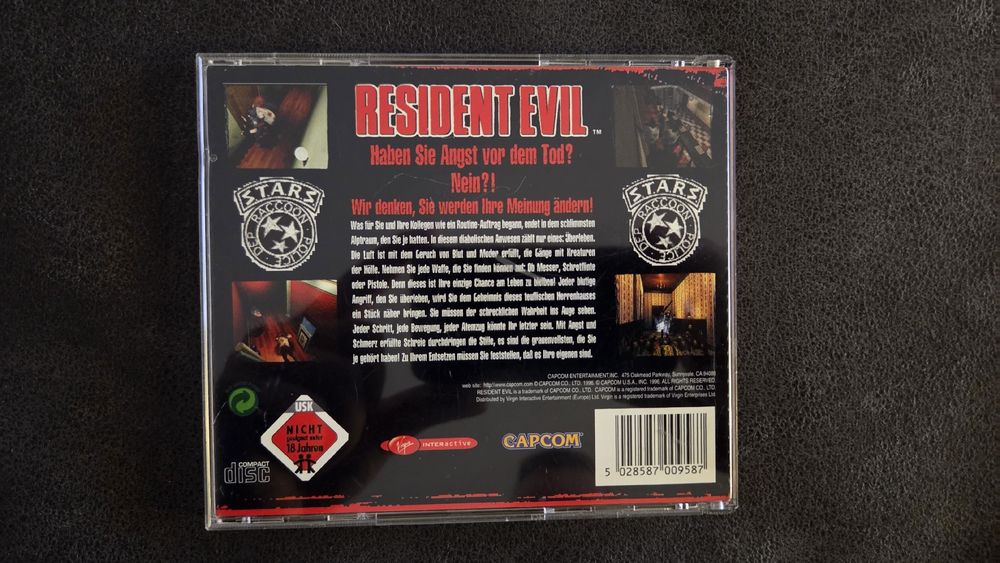 Resident Evil 1, PC CD Rom (Win95) (Gebraucht) in Obergösgen für CHF 30 ...