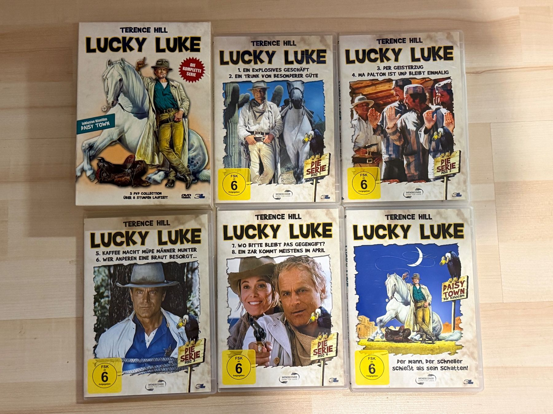 Lucky Luke - Die komplette Serie (5 DVDs) - Terence Hill (Gebraucht) in ...