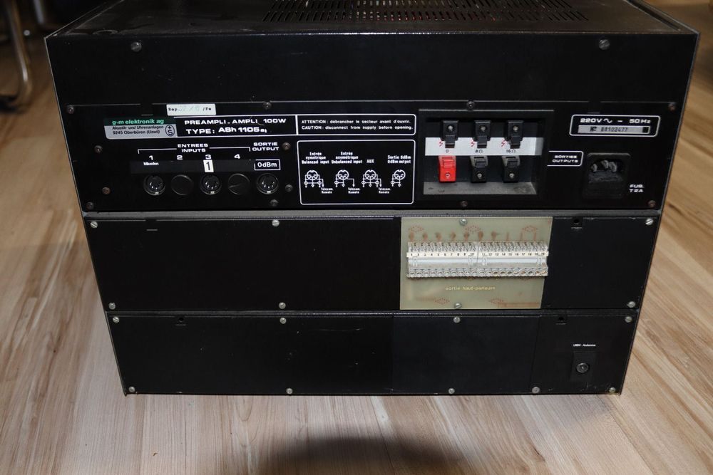Bouyer PreAmplifier / Amplifier AS 1105 (Gebraucht) in Uezwil für CHF 1 ...