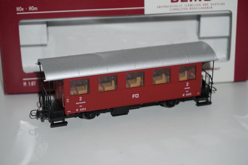 BEMO 3239 213 - FO Zweiachser B 4203 2.Klasse H0m (Gebraucht) in Matten b. Interl für CHF 33 ...