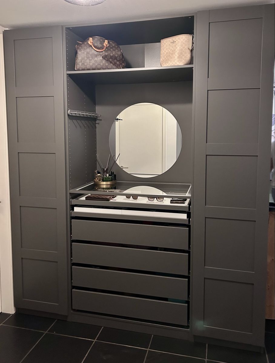 Stilvolle Garderobe Schwarz Ikea Bilder