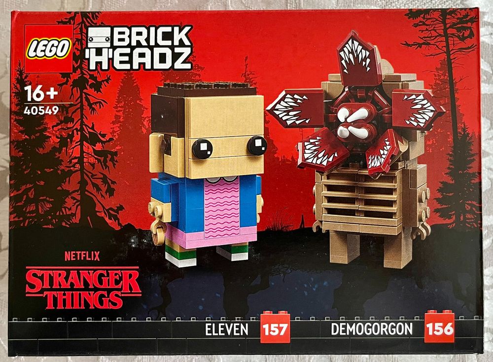 Lego BrickHeadz Stranger Things 40549 - Demogorgon & Eleven (Neu und ...