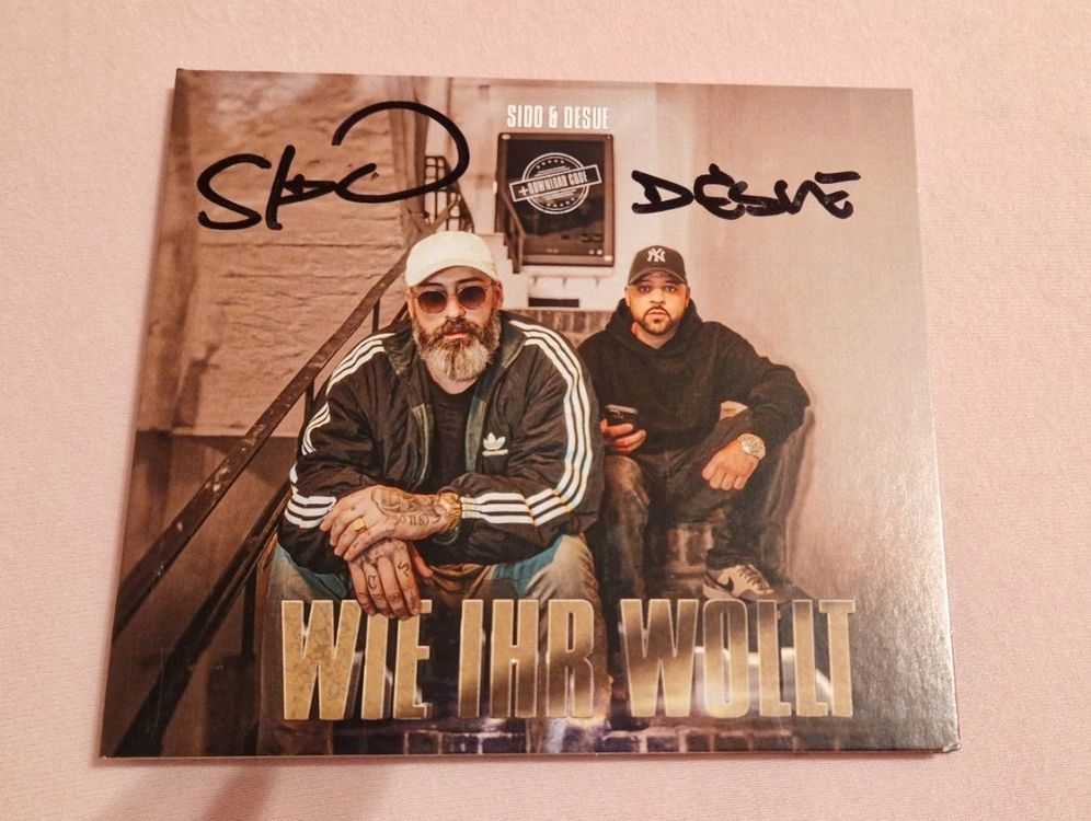 Sido Mixtape Cd Wie Ihr Wollt Unterschrift Sido und Desue (Neu (gemäss ...