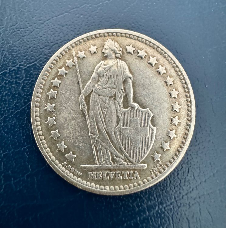 Schweiz 1 Franken 1955 Silbermünze | Kaufen auf Ricardo