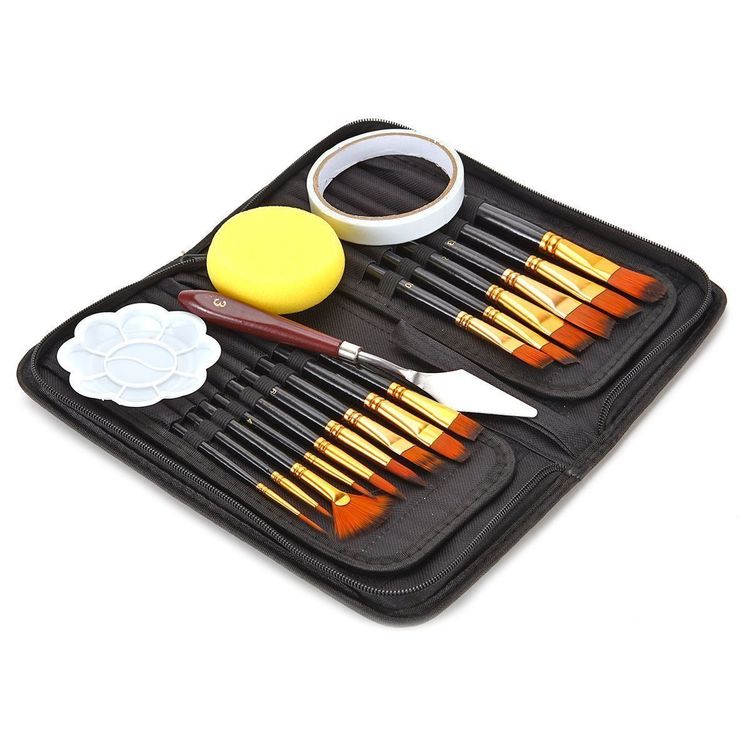 15pcs Pinsel Acrylpinsel Pinselset Malen (Neuf (Voir description)) à ...