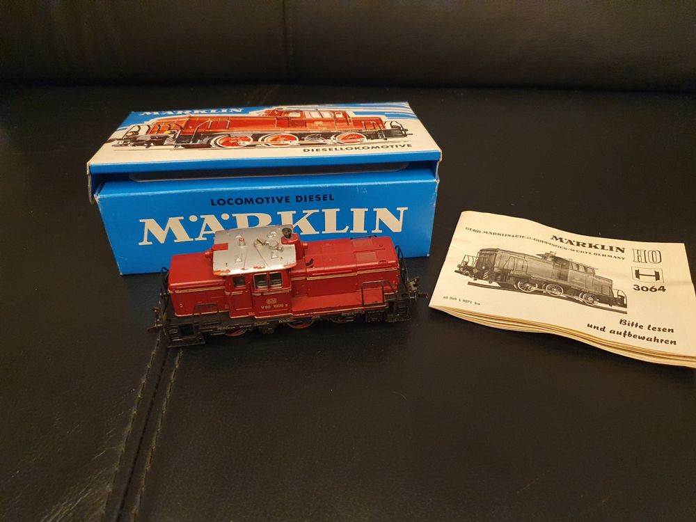 Märklin 3064, Diesellok, V60 der DB gem foto (Gebraucht) in Sonceboz ...