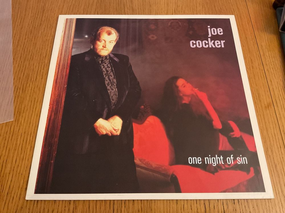 Joe Cocker - One Night of Sin (LP, Vinyl) 1989 (Gebraucht) in Steinach für CHF 9 – mit Lieferung ...