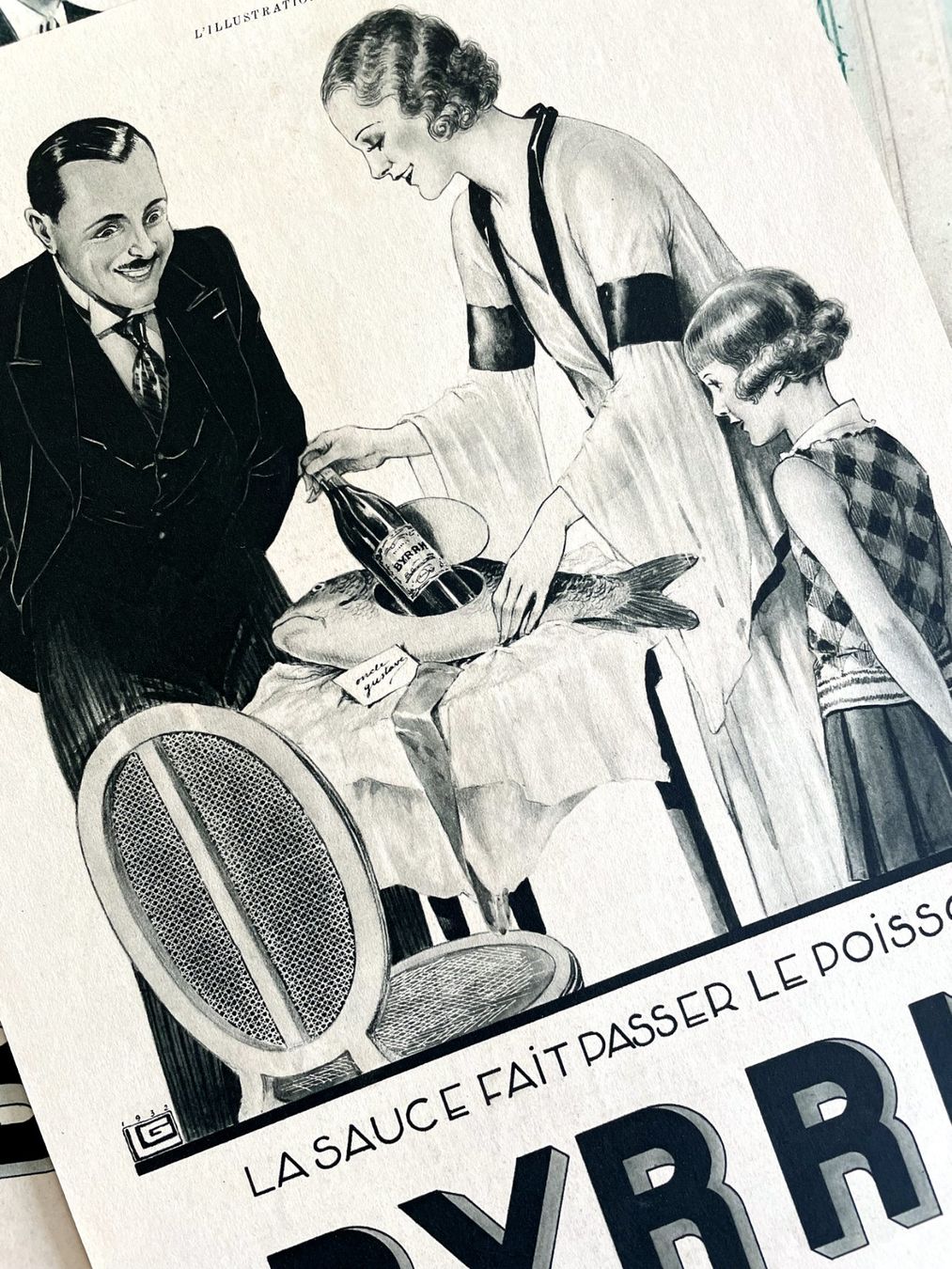 Byrrh Apéritif - 4 alte Werbungen / Anciennes réclames 1931 (Gebraucht ...