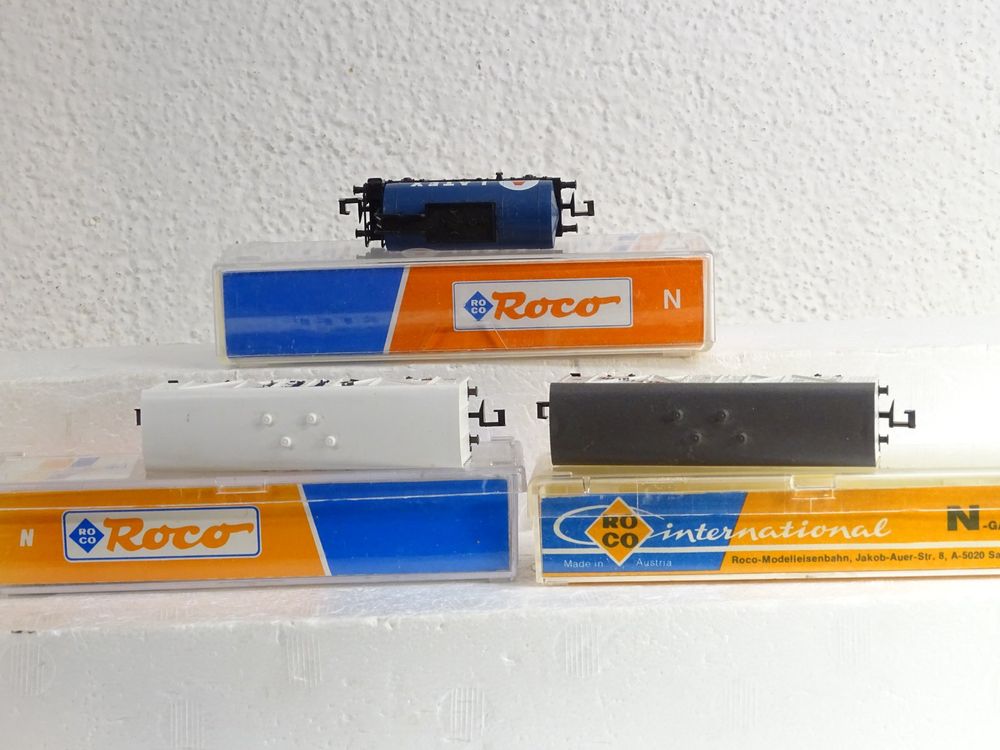 Roco 25251 + 25012 + 2307 Güterwagen, Spur N, OVP | Kaufen auf Ricardo