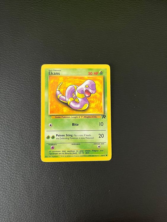 Ekans Team Rocket 56 82 En Kaufen Auf Ricardo