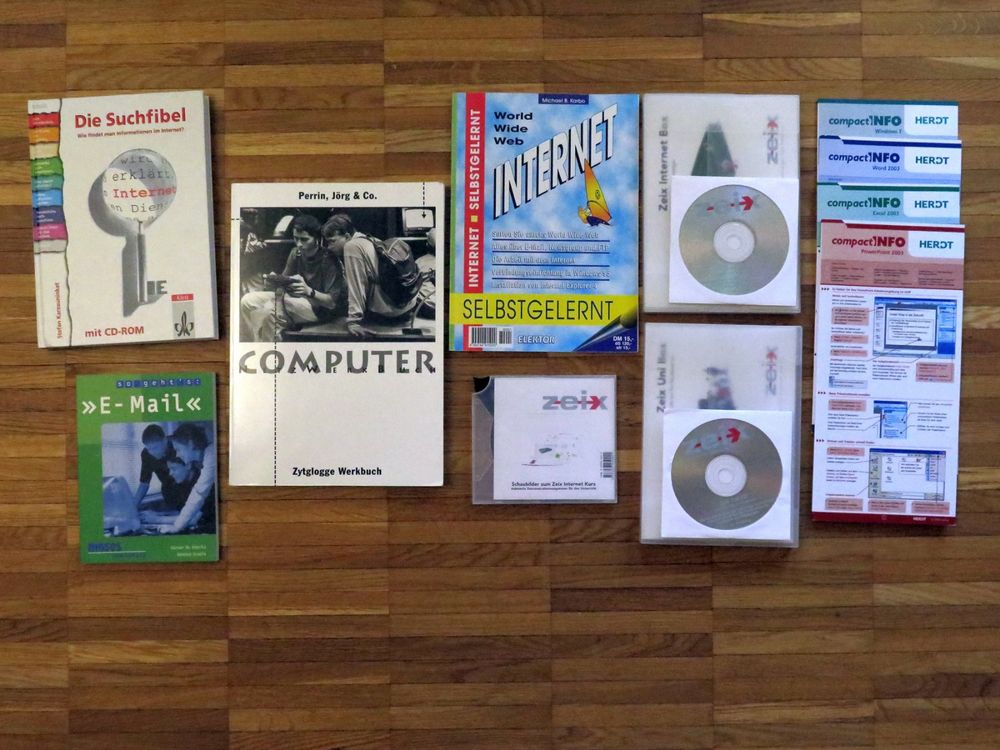 Schule - Internet - E-Mail - Informatik - 9 Bücher/Brosch/CD (Gebraucht ...