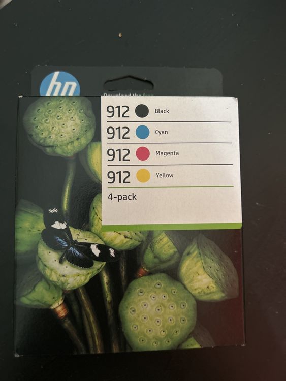 HP 6ZC74AE 912 Original Ink Cartridges, Black/Cyan/Magenta/Y (Neu und ...